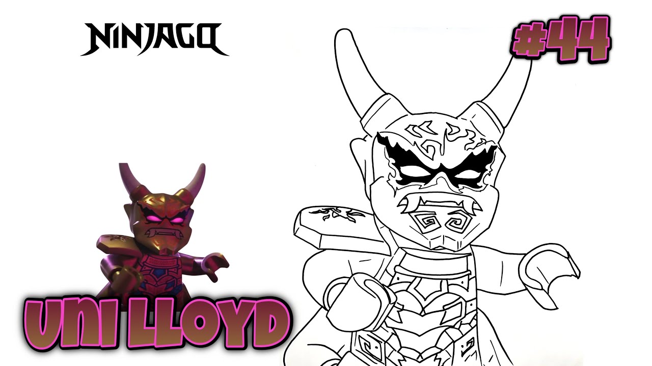 HOW TO DRAW UNI LLOYD | LEGO Ninjago | 100 DRAWING SERIES #drawing # ...