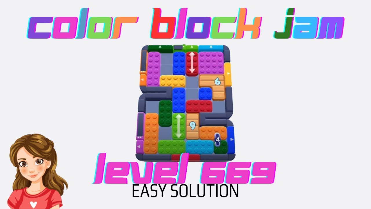 Color Block Jam Level 669 Easy Game Solution Walkthrough - YouTube