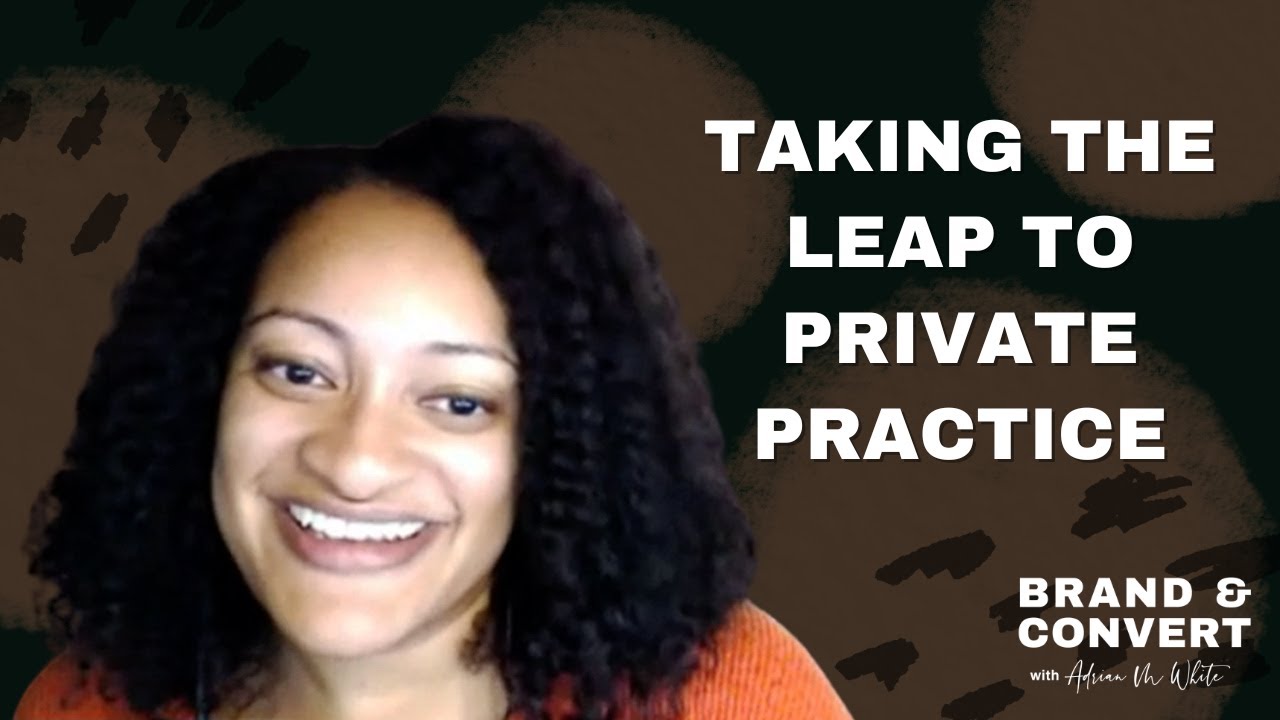 How Taking the Leap and Trusting the Process led to a 6-Figure Counseling Practice - YouTube