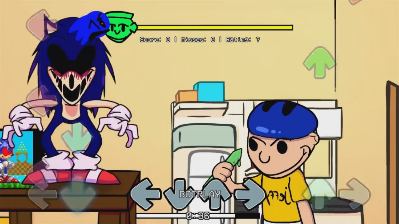 Jeffy Vs Sonic.EXE V1 FULL WEEK [HARD] - YouTube