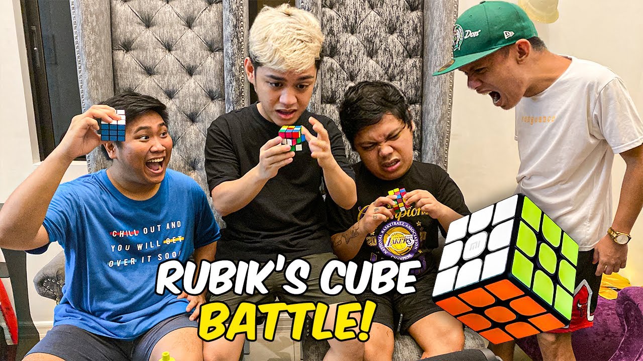 RUBIK'S CUBE BATTLE ng BILLIONAIRE GANG! - YouTube