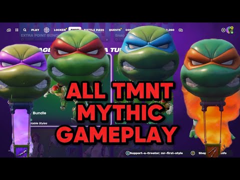 NEW TMNT BATTLE PASS *MYTHIC* UPDATE IN FORTNITE! - YouTube