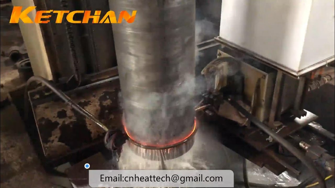 Shaft Ultra High Frequency Induction Quenching Hardening Tempering Heat ...