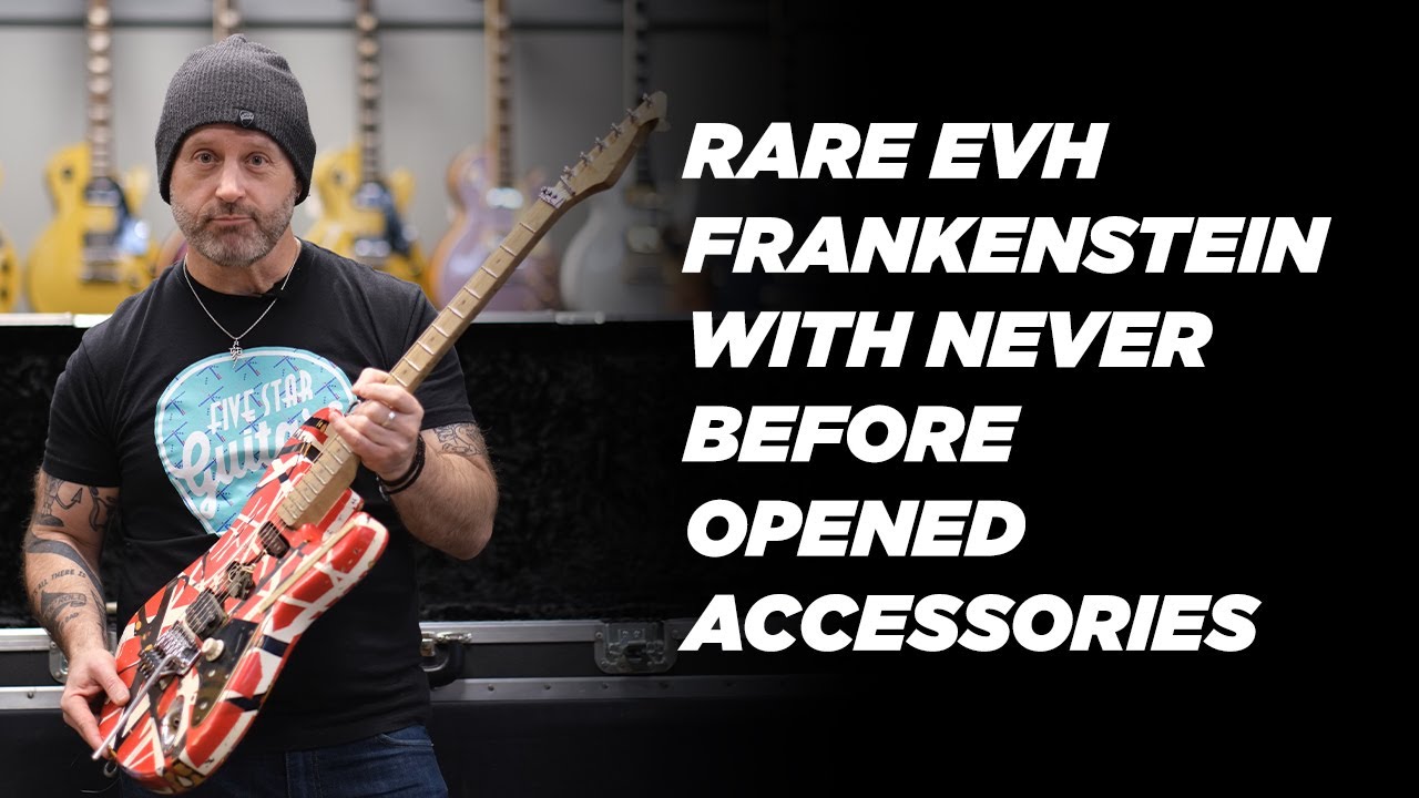 Unboxing RARE Eddie Van Halen Frankenstein Fender Custom Shop EVH ...