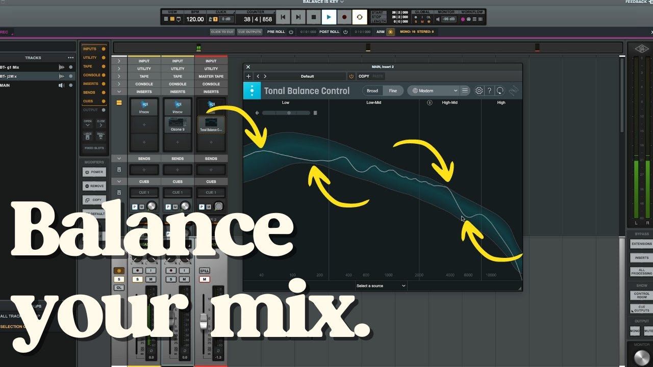 How to BALANCE your MIX. - YouTube