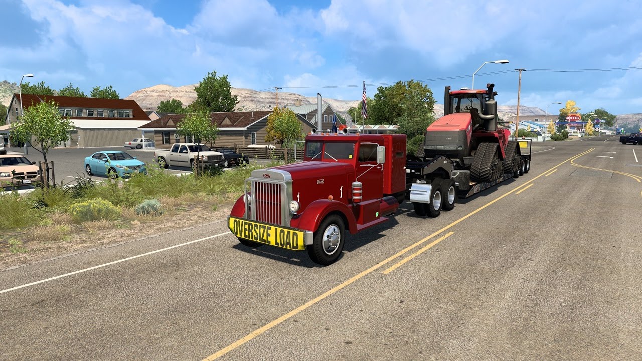 ATS Smarty's New Pete 350 with Hall Scott Engine - YouTube
