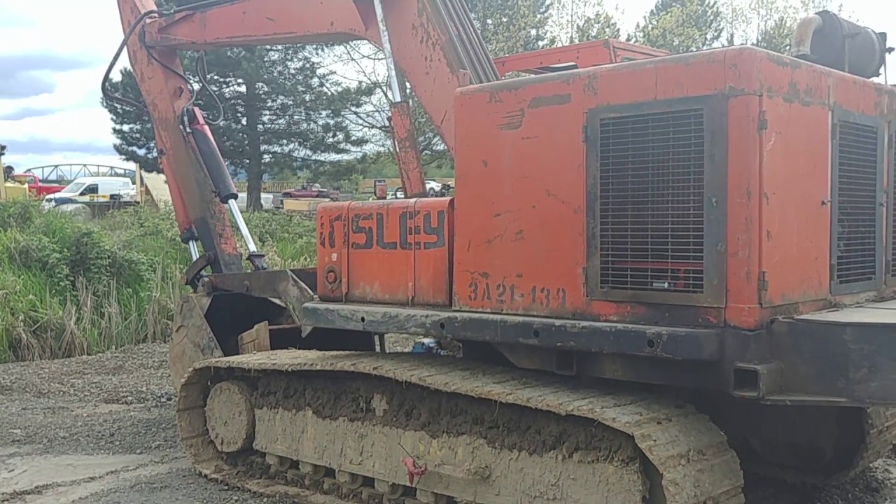 Insley excavator - YouTube