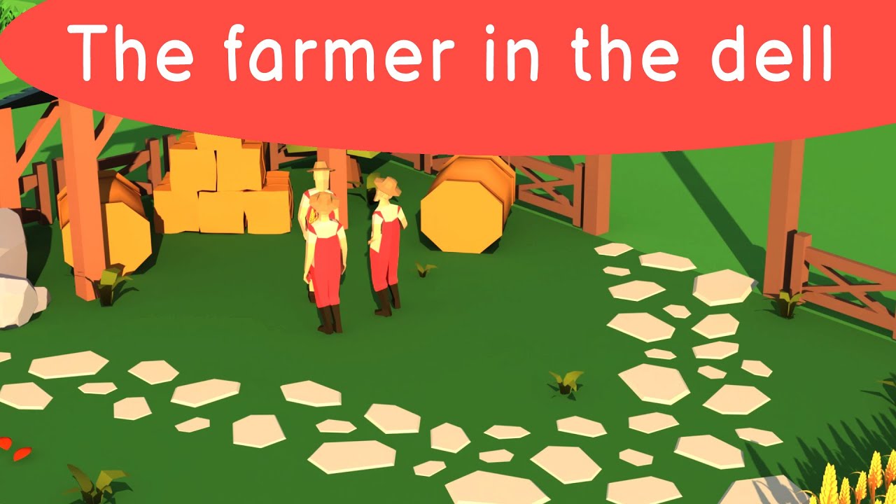 The farmer in the dell Song - Nursery Rhyme & Songs - For You, Kids ...