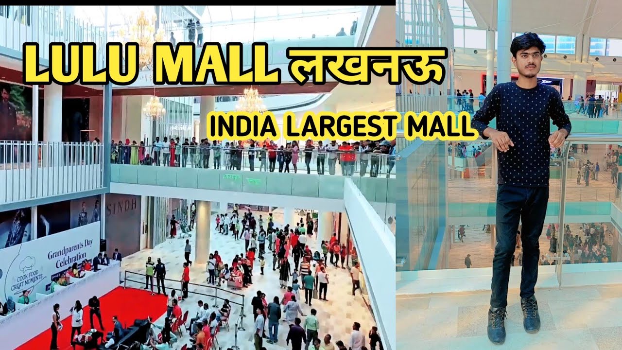 Lullu Mall Lucknow India largest mall Farman king - YouTube