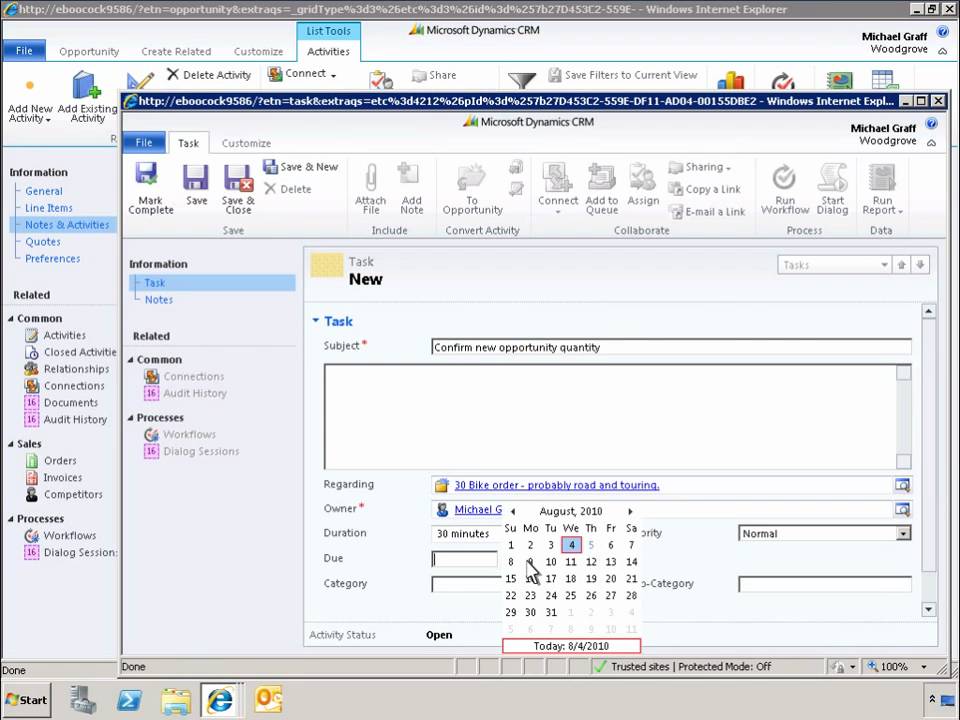 Demo: Microsoft Dynamics CRM 2011 and Fluent UI - YouTube
