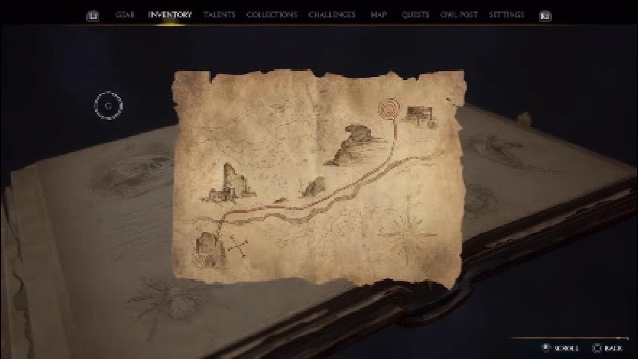 Hogwarts Legacy - Use Rowland's map to follow his trail Guide - YouTube