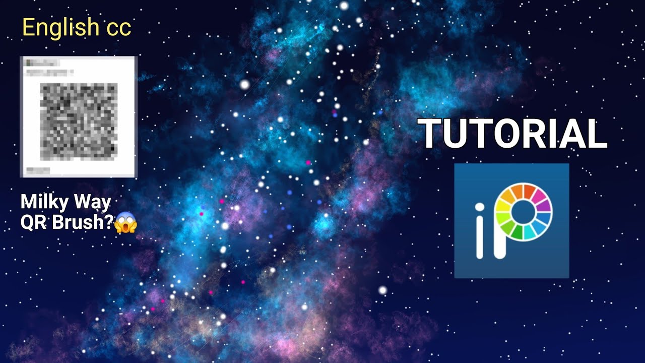 Tutorial Menggambar Langit Malam, Galaksi Bima sakti, beserta Qr brush nya di Ibispaint - YouTube