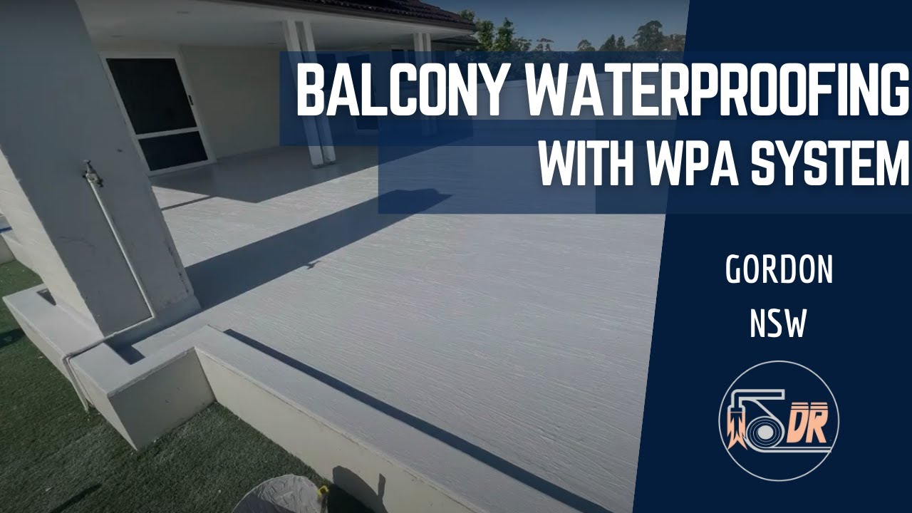 Balcony Waterproofing With Polyurethane Membrane - Gordon NSW - YouTube