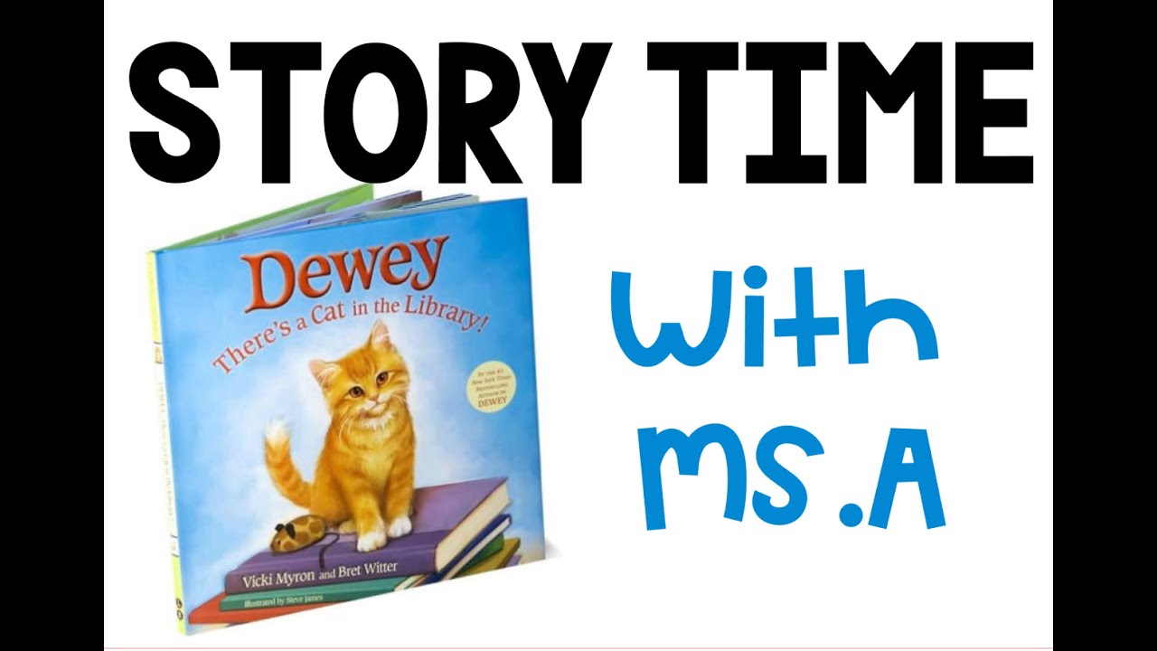 Story Time with Ms. A - Dewey There is a Cat in my Library - YouTube