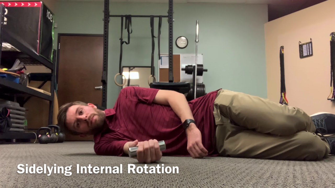 Sidelying Internal Rotation - YouTube