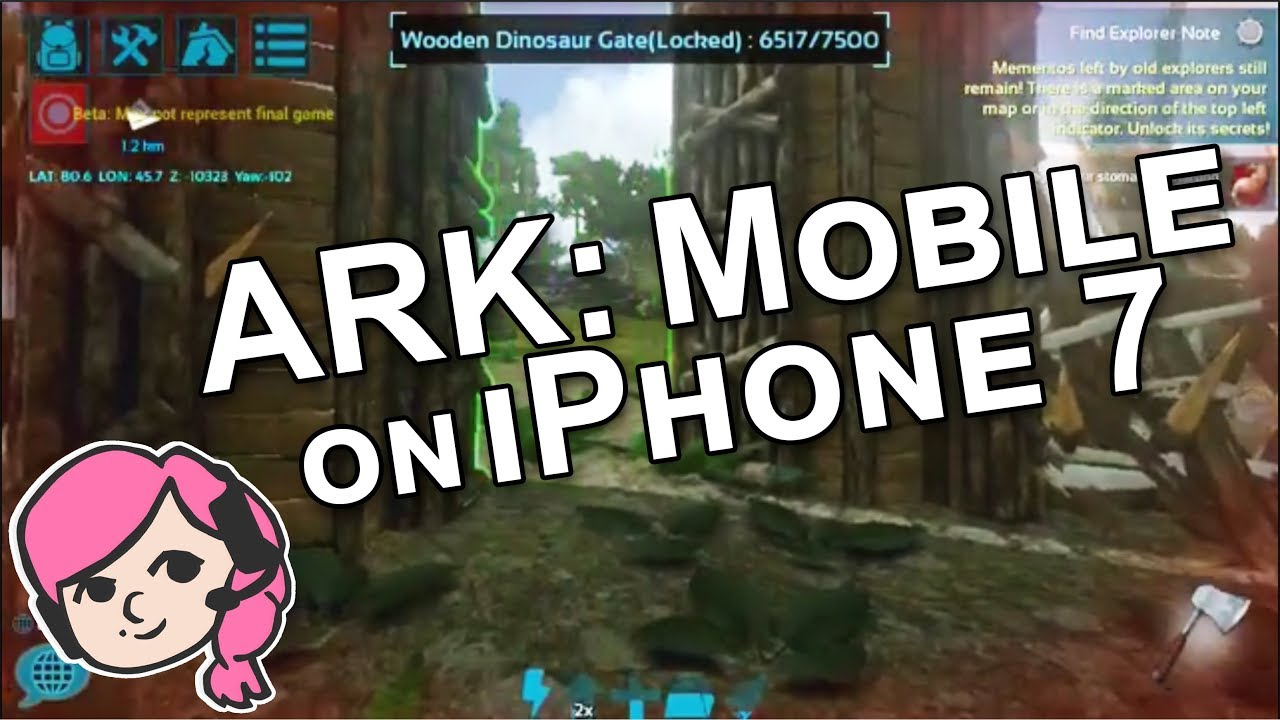 RUNNING ARK: MOBILE ON THE iPHONE 7 | ARK: Mobile Beta - YouTube