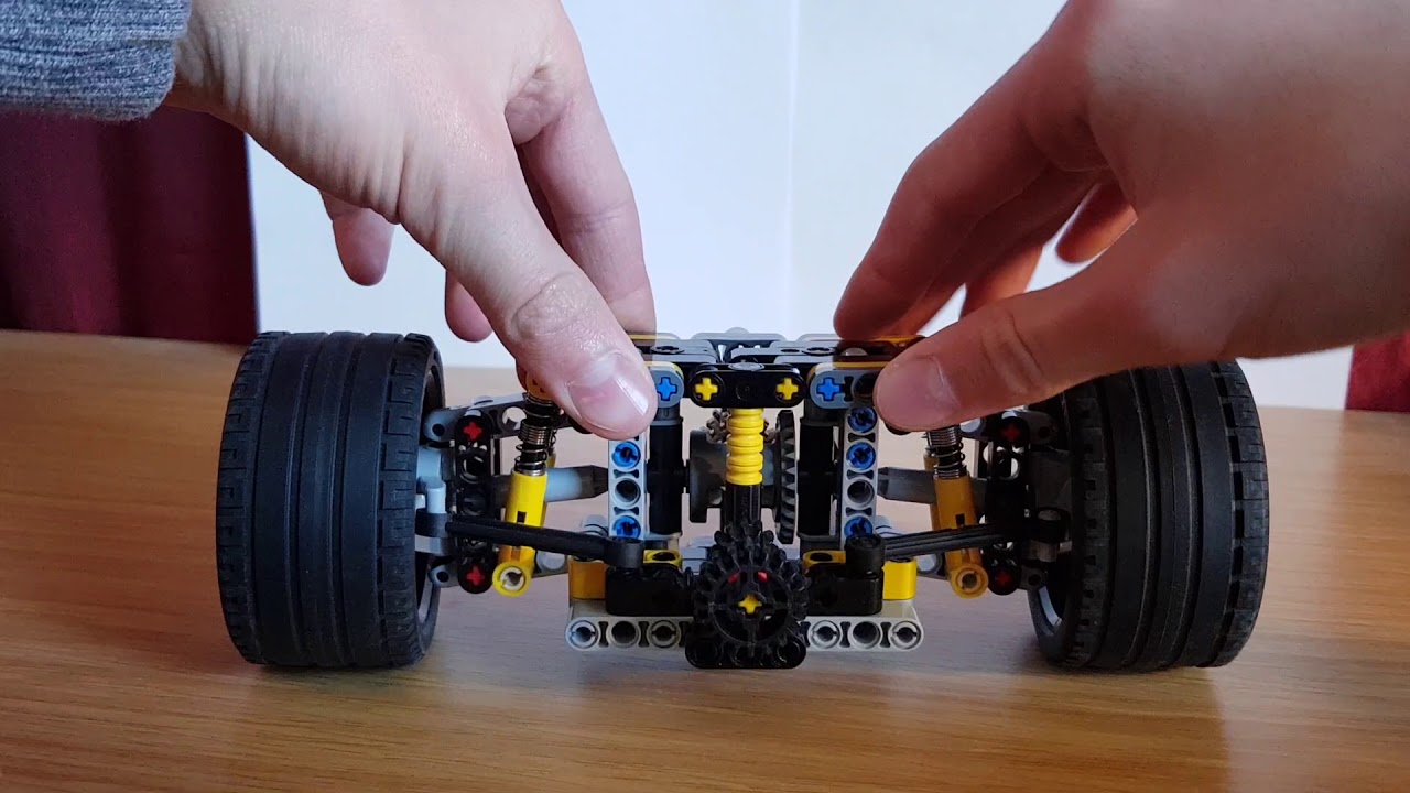 Lego Technic Front axle - YouTube