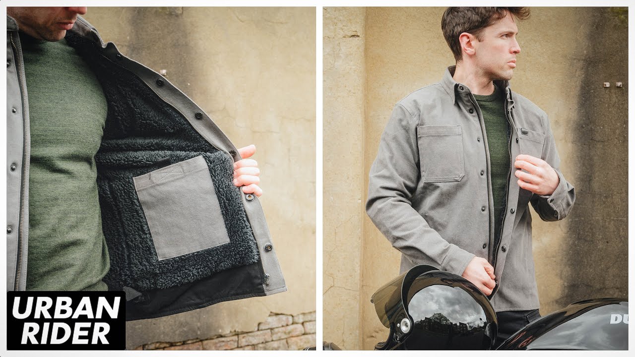 OXFORD Ridgeback Fleece Lined Motorcycle Shirt Review - YouTube