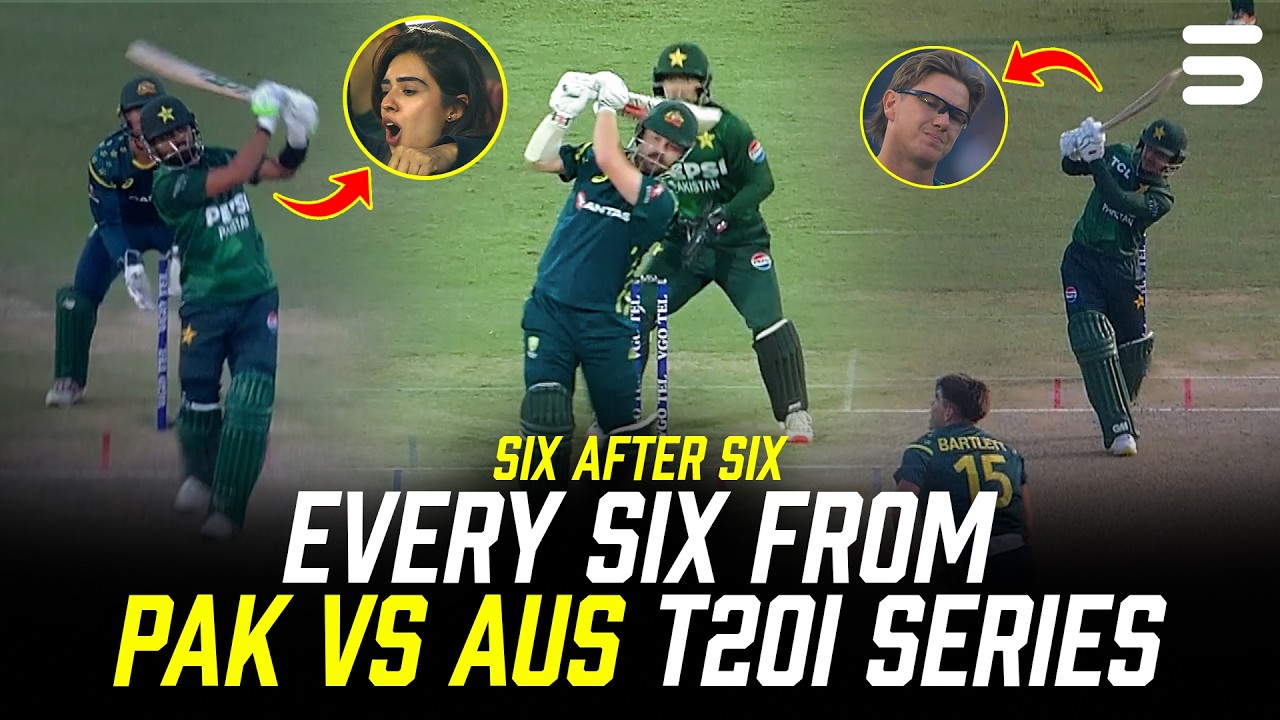 Six After Six! Every SIX from Pakistan vs Australia T20I Series | MR1J ...