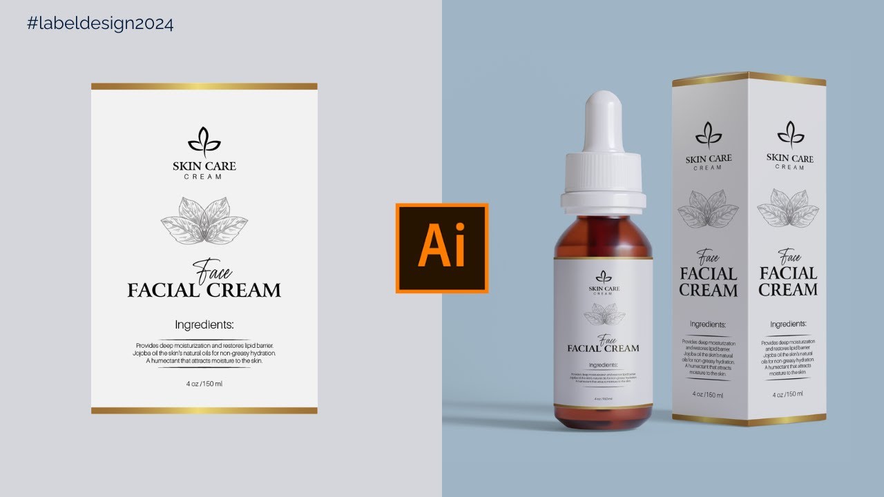 Label Design in Adobe Illustrator | Real World Project 2024 - YouTube