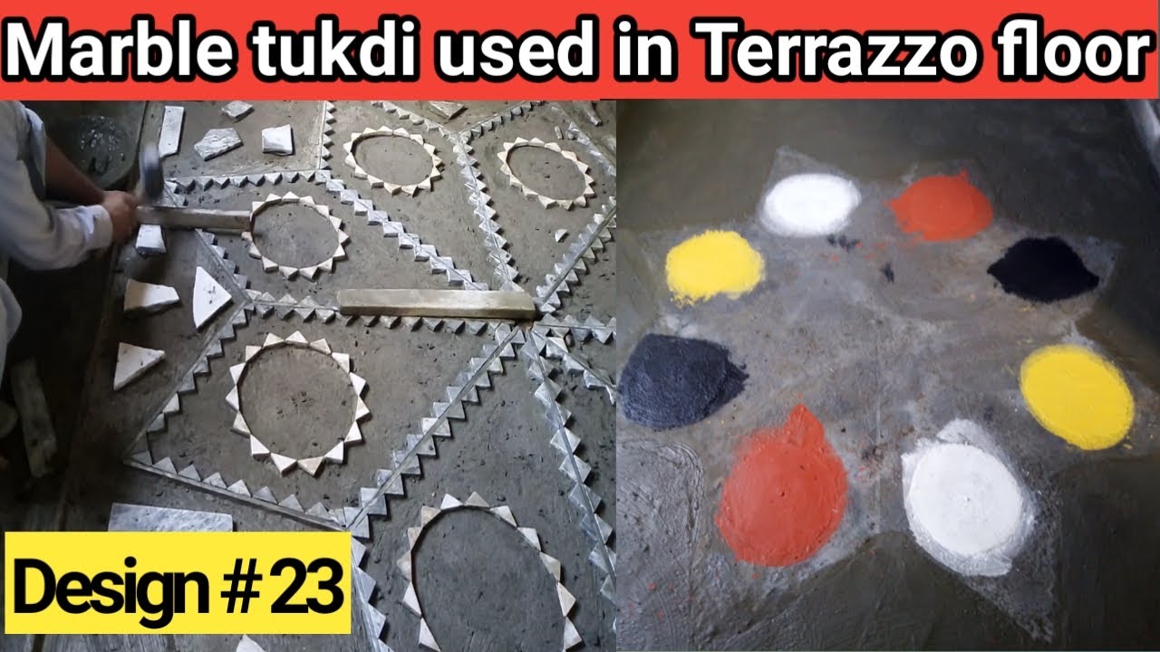 Latest terrazzo design with marble tukdi / Latest chips design - YouTube