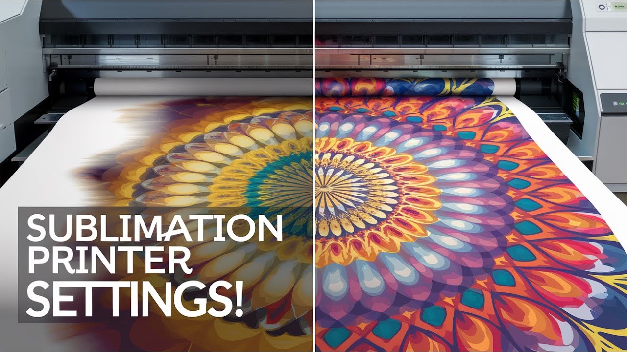 Sublimation Printer Settings for Crafters! - YouTube