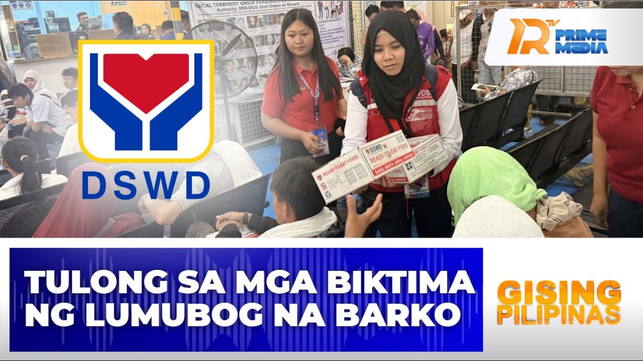 DSWD, nagpaabot ng tulong sa mga biktima ng lumunog na MV Trisha ...