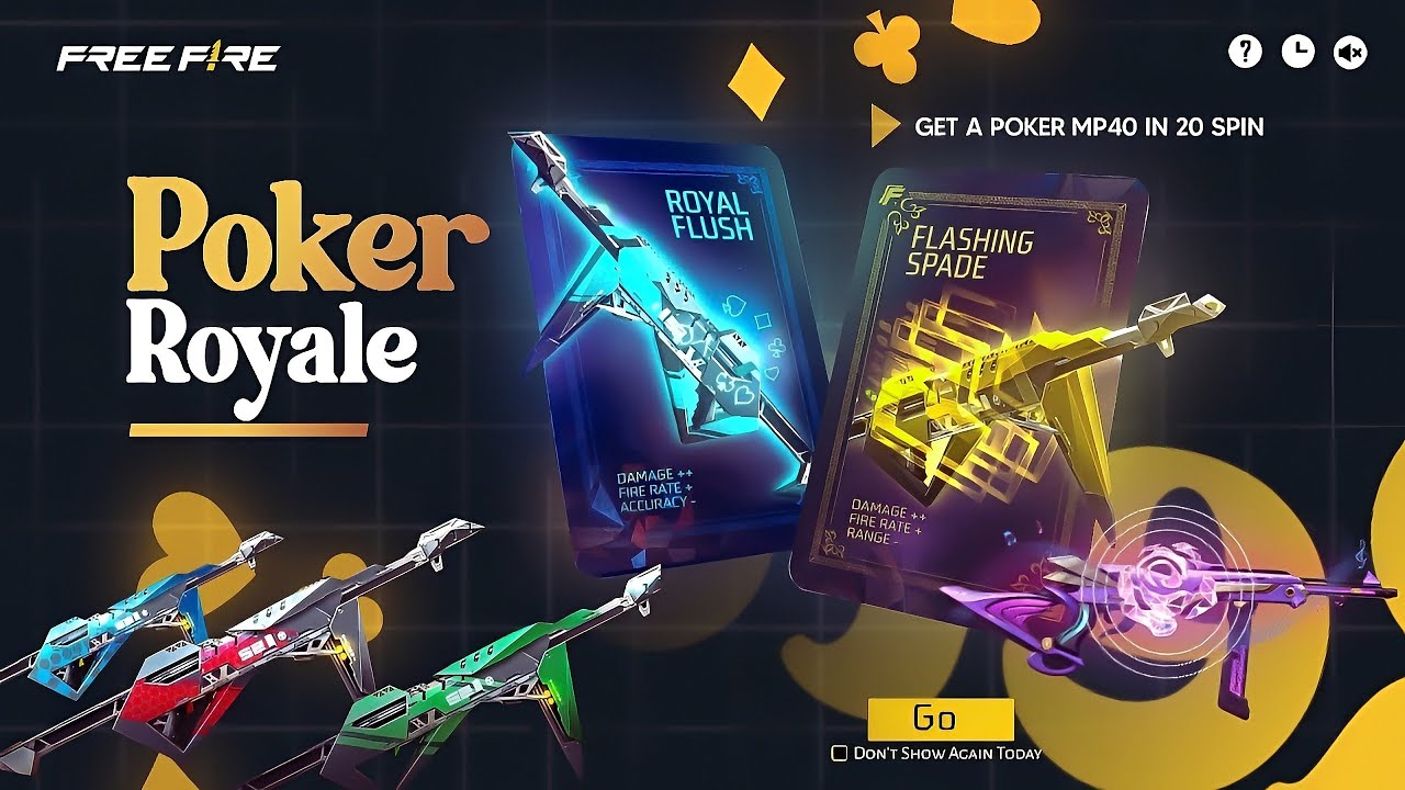 Poker Mp40 Return Confirm l Free Fire New Event l Ff New Event l New ...