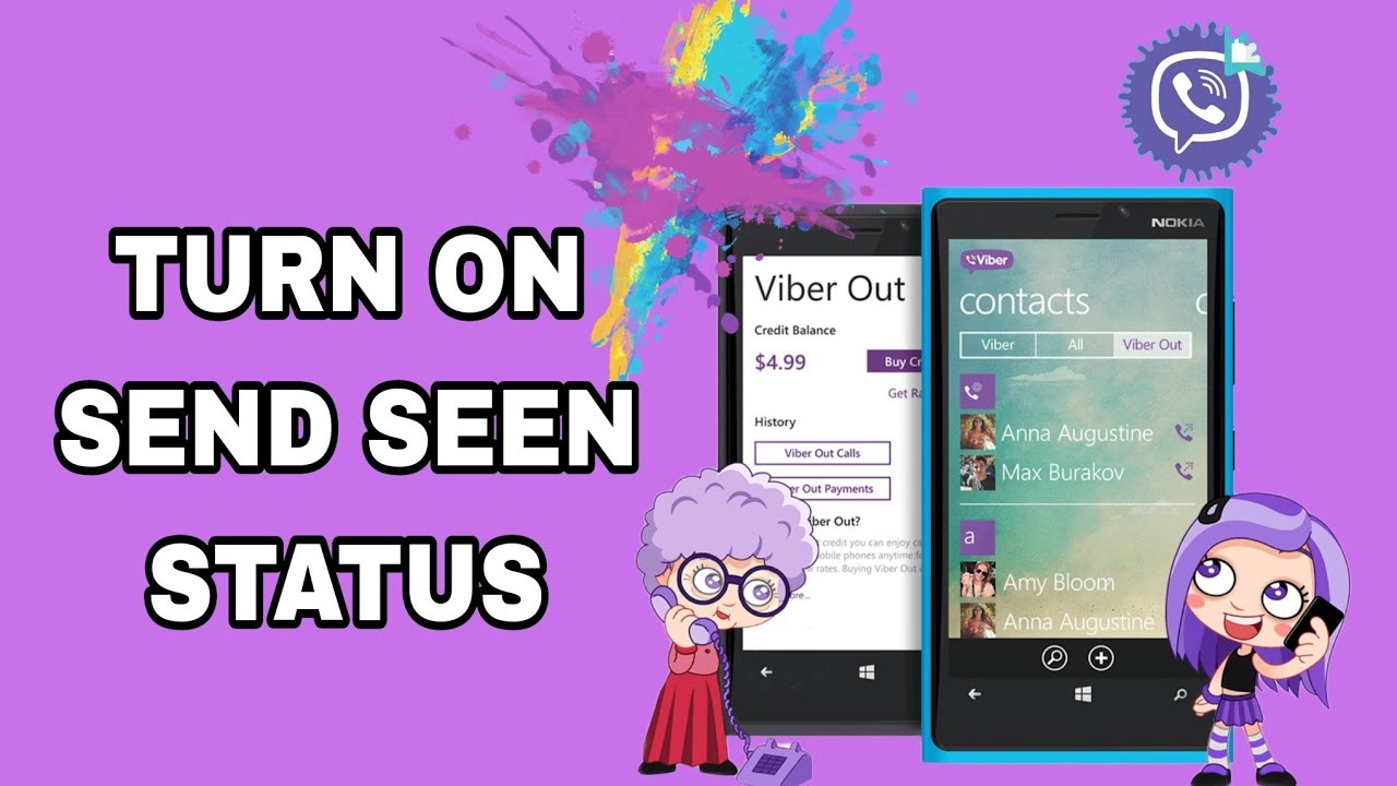 How To Turn On Send Seen Status On Viber App - YouTube