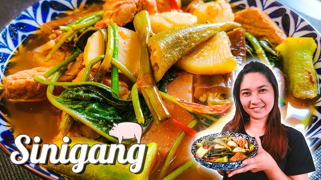 SINIGANG NA BABOY (Pork Sinigang Recipe From Garden to Table) | How to ...