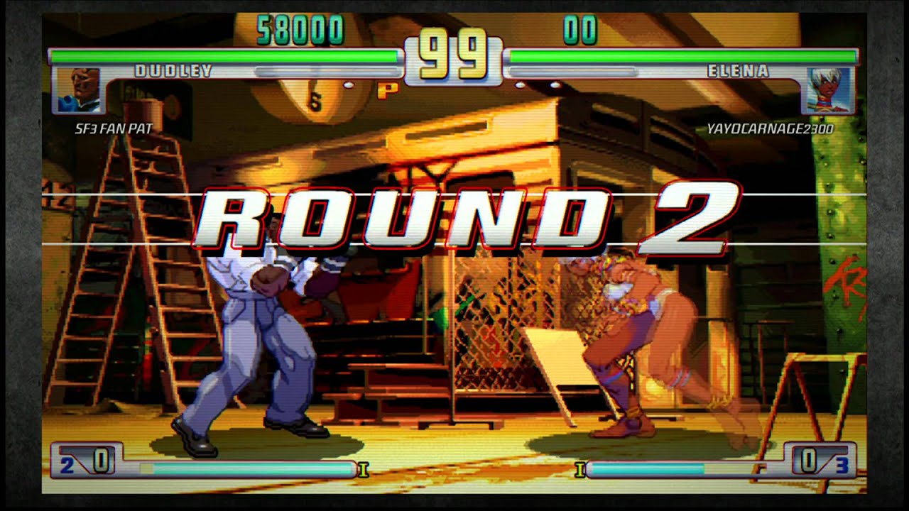 SFIII Online~ SF3 FAN PAT~ Dudley vs Elena HD H264 1080P - YouTube