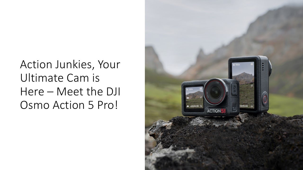 Action Junkies, Your Ultimate Cam is Here – Meet the DJI Osmo Action 5 ...