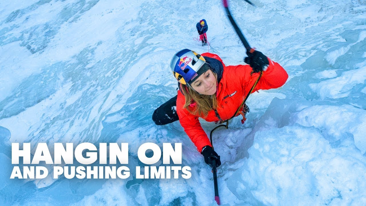 Pro Rock Climber Sasha DiGiulian Goes Ice Climbing - YouTube