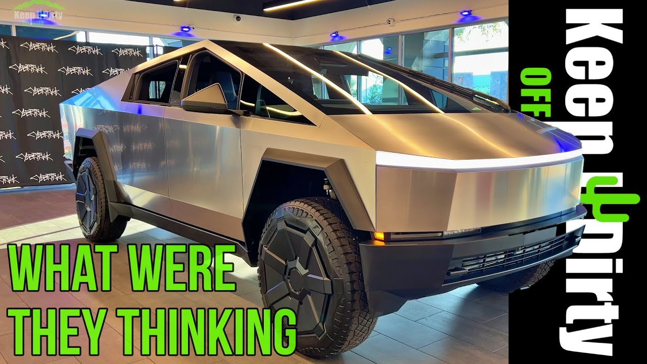 Off-roaders take on the CyberTruck - YouTube