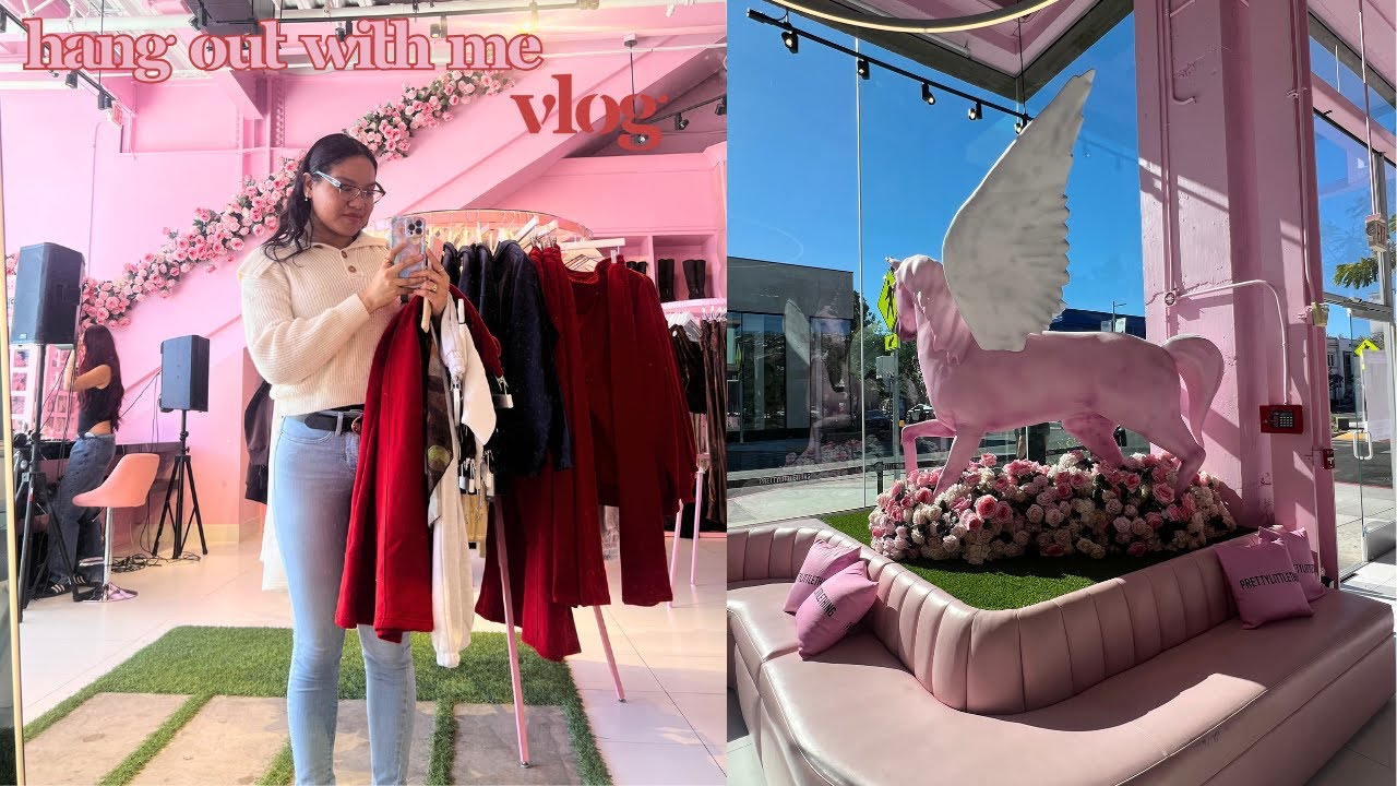 hang out with me (EP. 5) | Pretty Little Thing Pop up & more shopping ...