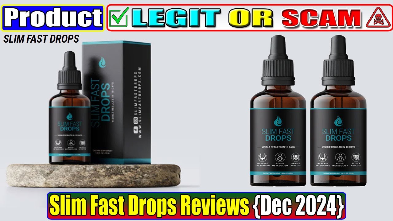 Slim Fast Drops Reviews: Is Slim Fast Drops Legit or Scam? - YouTube