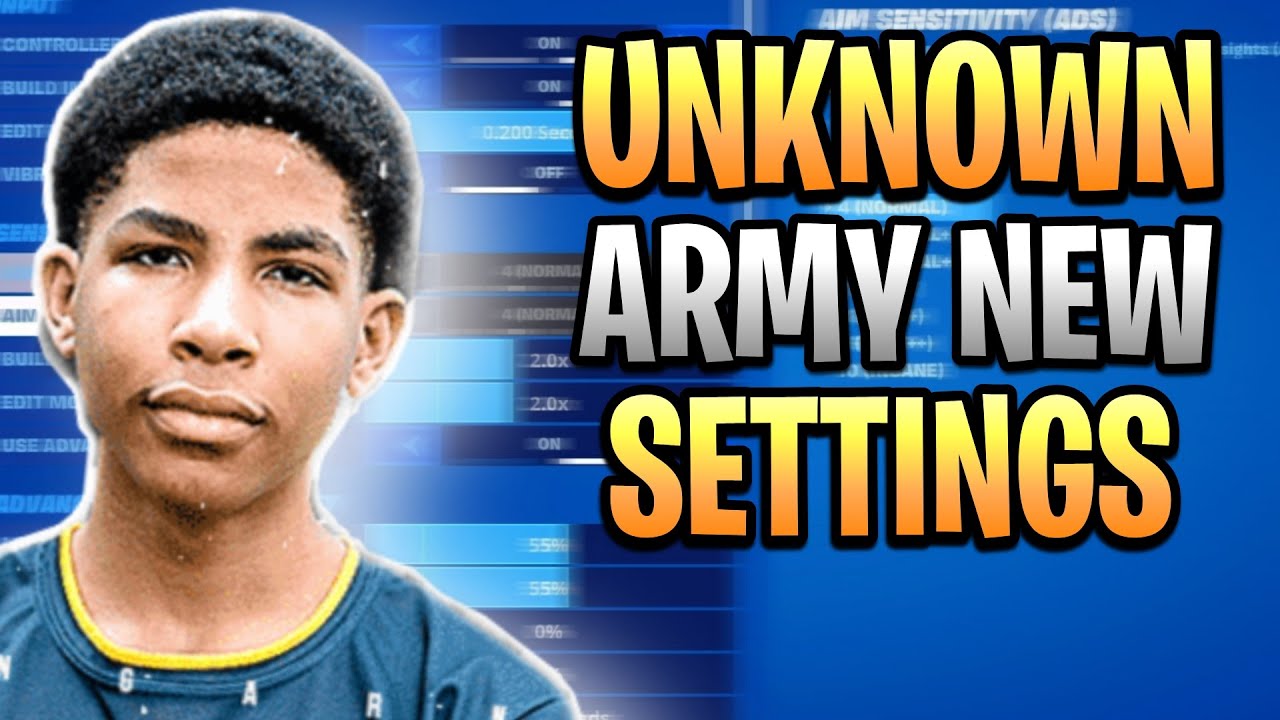 Unknown Army New Fortnite Controller Settings 😁😱 - YouTube