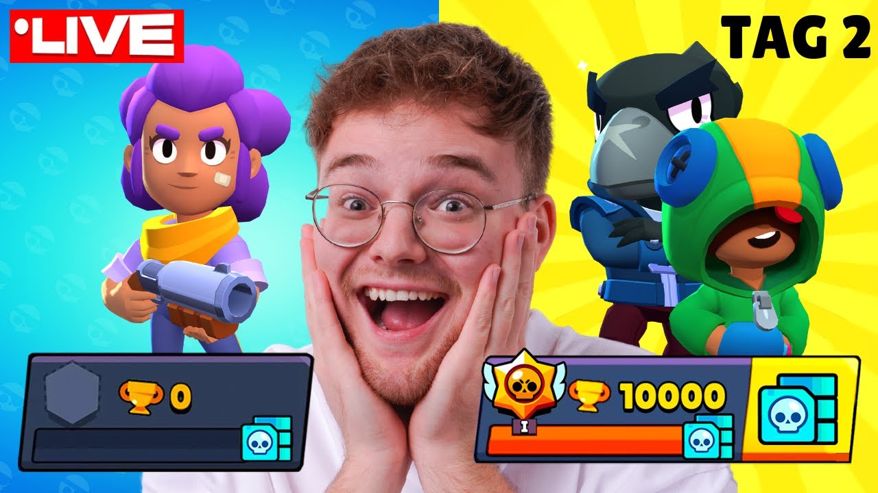 🔴 BRAWL STARS NEUSTART TAG 2 | Brawl Stars LIVE - YouTube