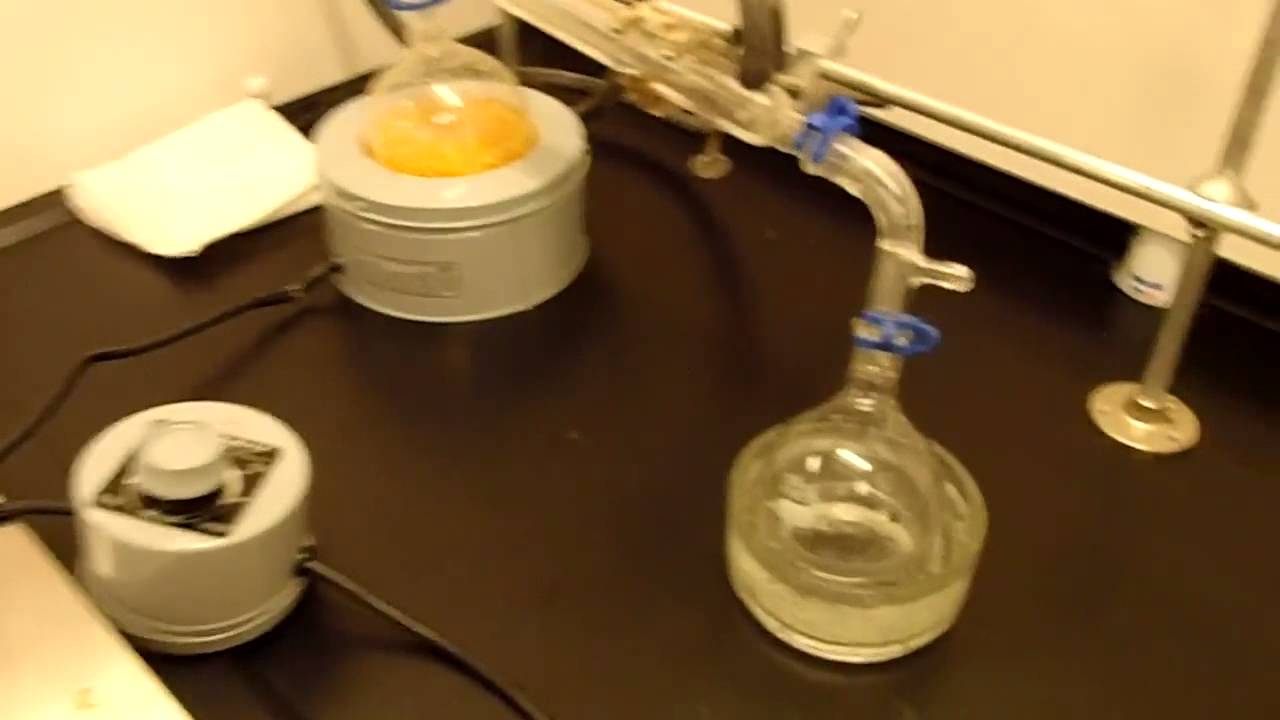 Orange peel distillation - YouTube