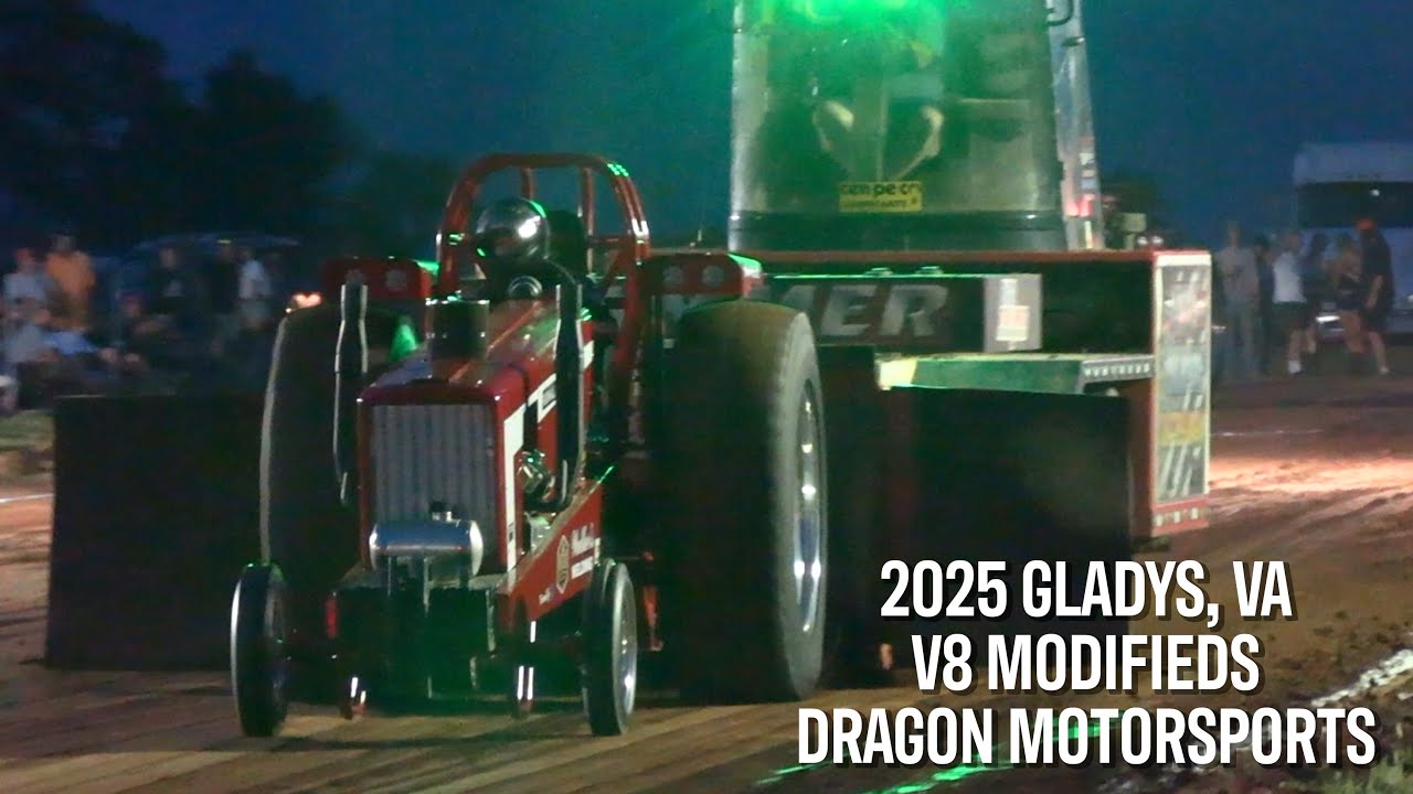V8 Modified Tractors at Gladys Virginia May 10 2025 - YouTube