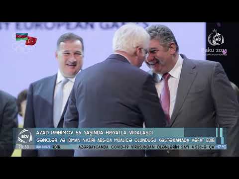 Azad Rəhimov 56 yaşında həyatla vidalaşdı (01.05.2021)