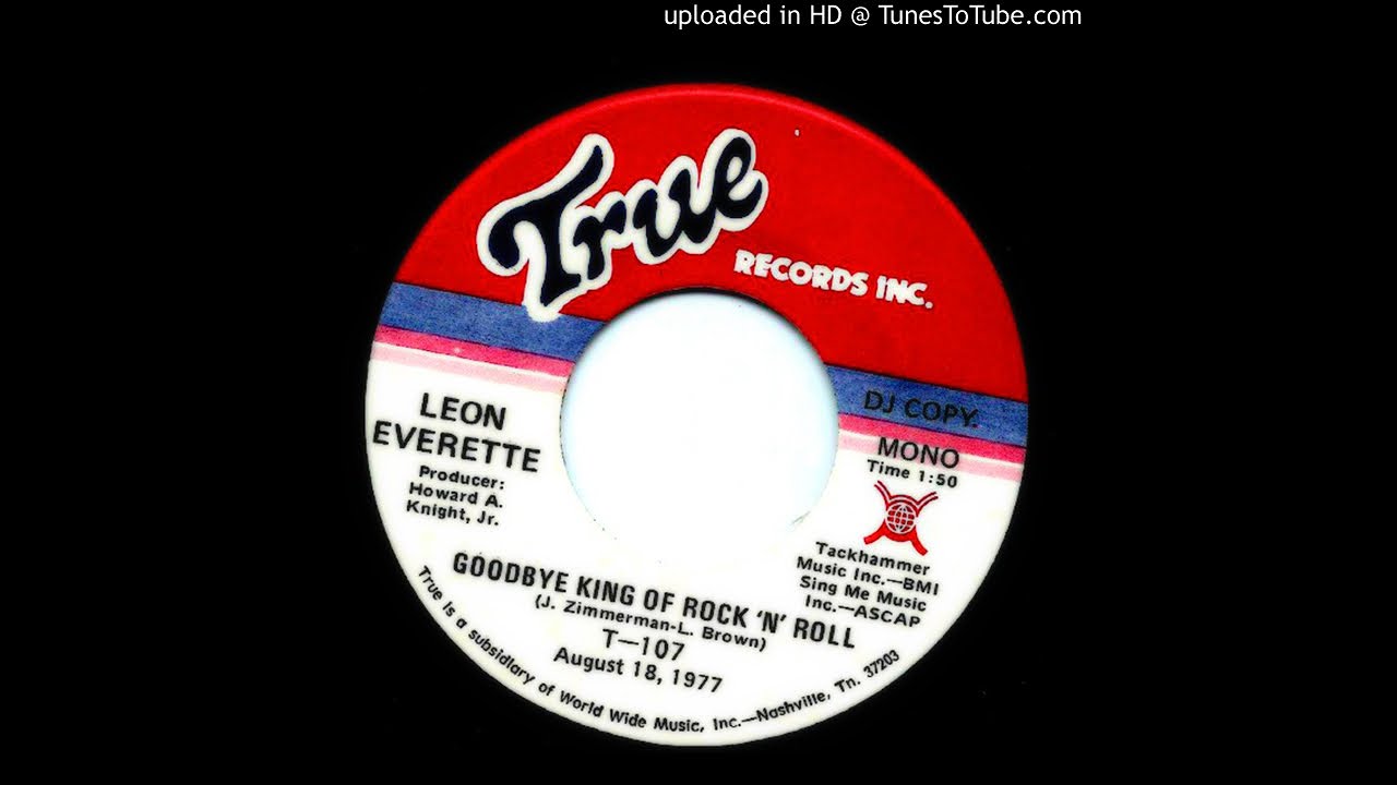 Leon Everette - Goodbye King Of Rock 'n' Roll - YouTube
