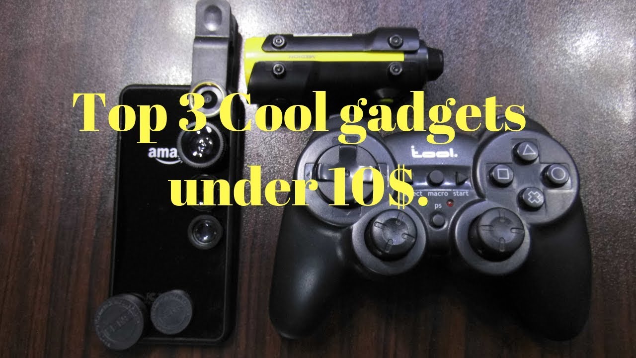 Top 3 Cool gadgets under 10$ - YouTube