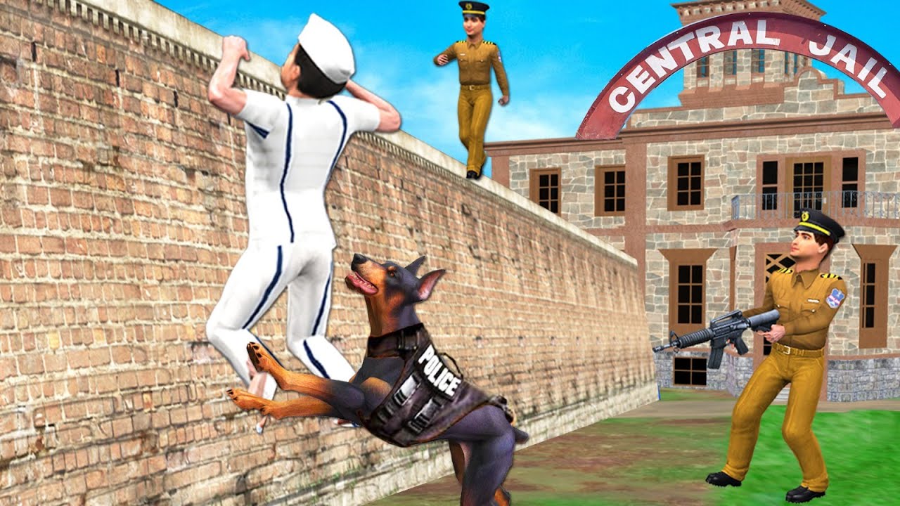 Thief Jail Escape Police Rescue Comedy Video Hindi Stories Police Thief ...