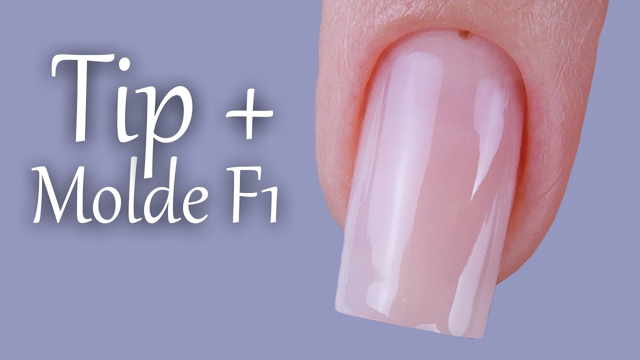 Unha de Gel com Tips e Molde F1 - YouTube
