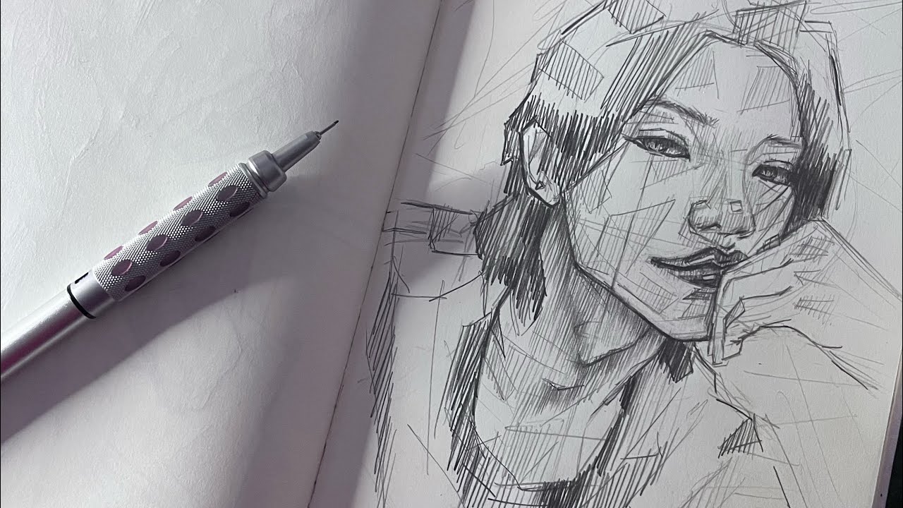 SKETCH WITH ME |💕 felix [stray kids] drawing tutorial ️ - YouTube