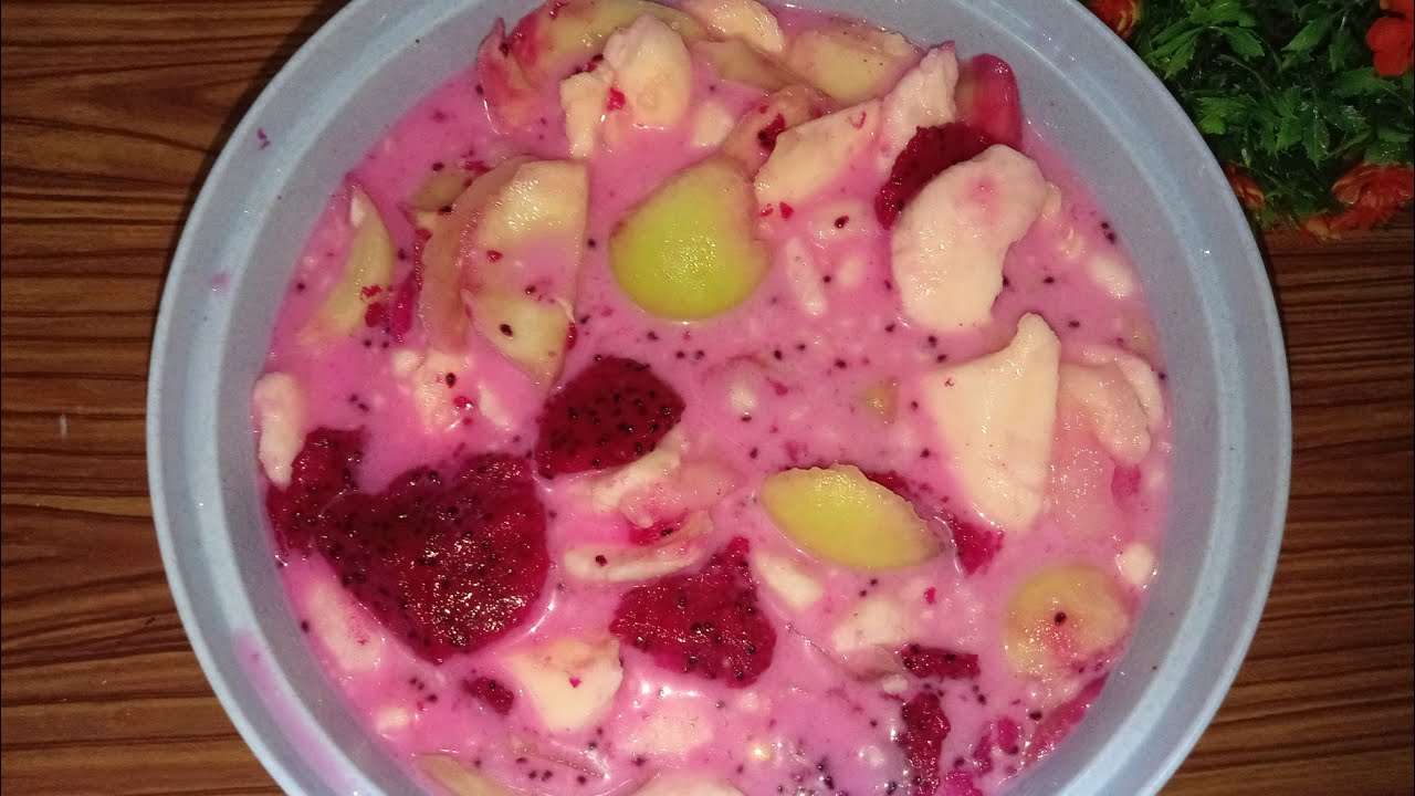 RUJAK TIMUN SURI CAMPUR BUAH NAGA DAN MELON.ala.DMA( DAPUR MAMA AKBAR ...