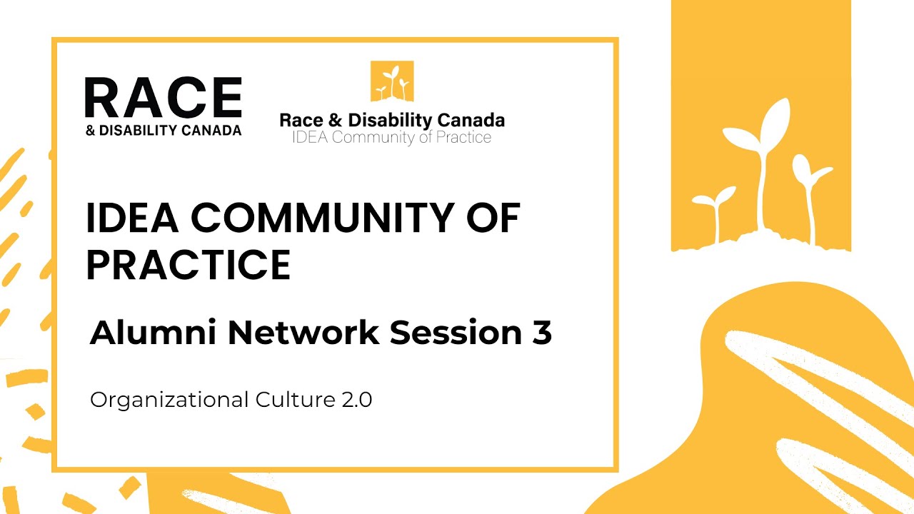 IDEA Community of Practice | Alumni Network Session #3 - YouTube