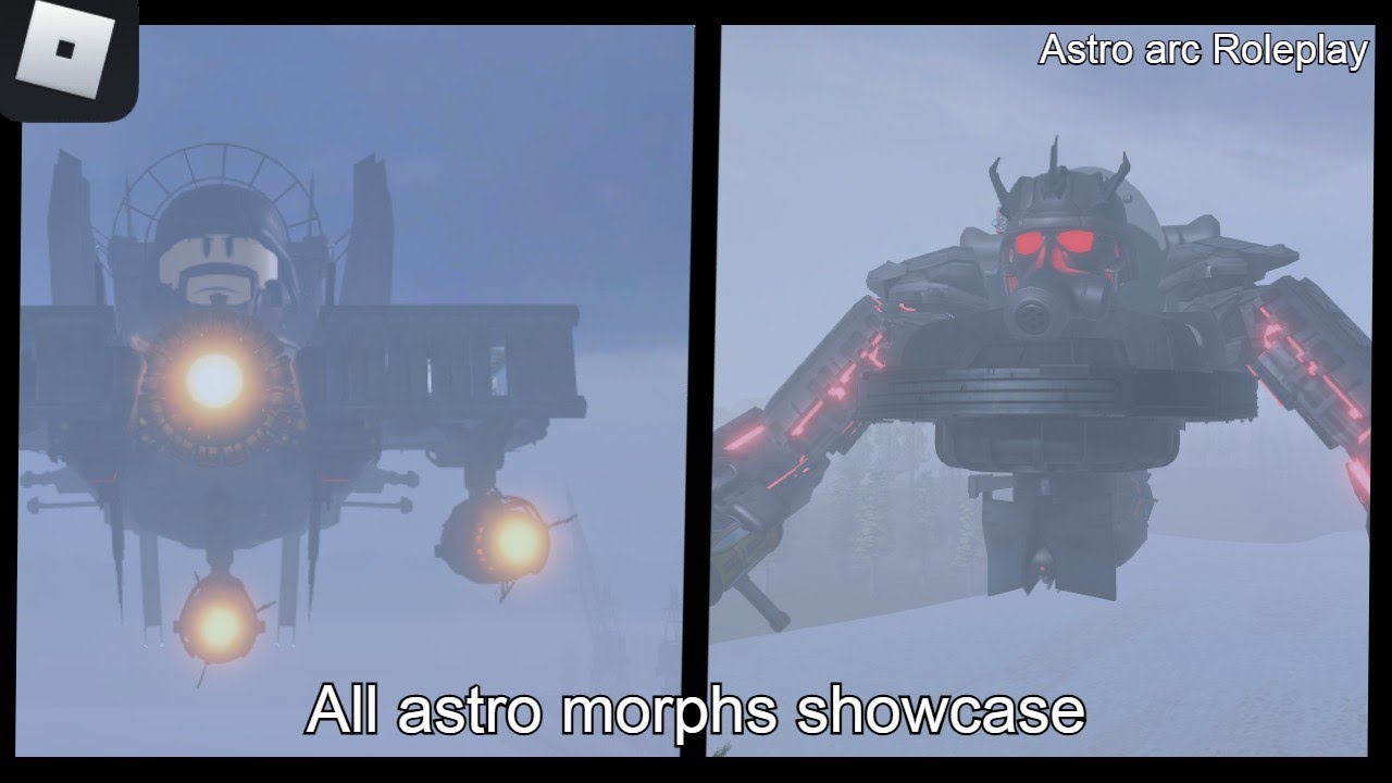 ALL ASTRO MORPHS in ASTRO ARC ROLEPLAY - Roblox - YouTube