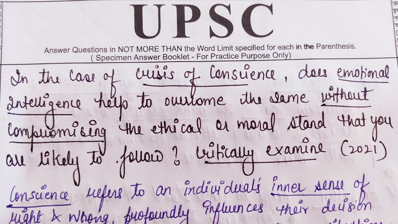 PYQ ANSWER WRITING| PYQ 2021| UPSC CSE MAINS | #upsc #pyq - YouTube